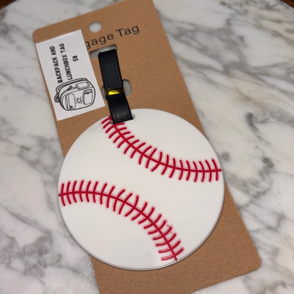 Accessories | Baseball Luggage Tag Backpack Tag Lunchbox Tag Sports ...